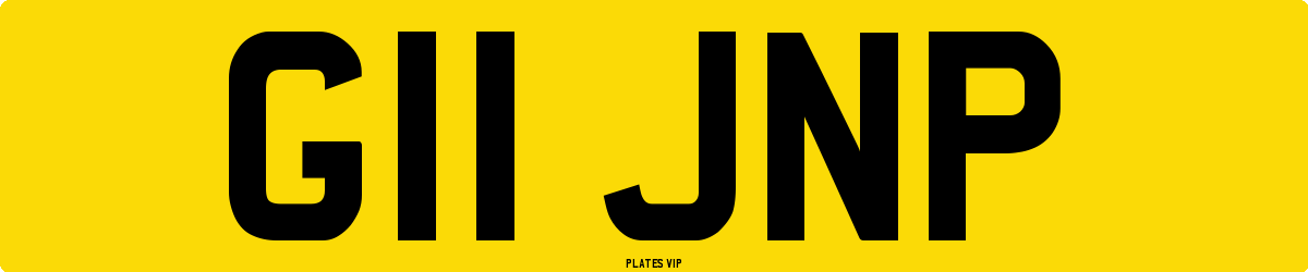 G11 JNP Prefix Number Plate For Sale | Buy Now | Plates VIP