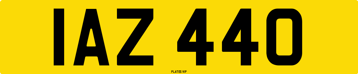 IAZ 440 Dateless Number Plate For Sale | Buy Now | Plates VIP