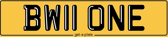 BW11 ONE Current Number Plate For Sale | Buy Now | Plates VIP