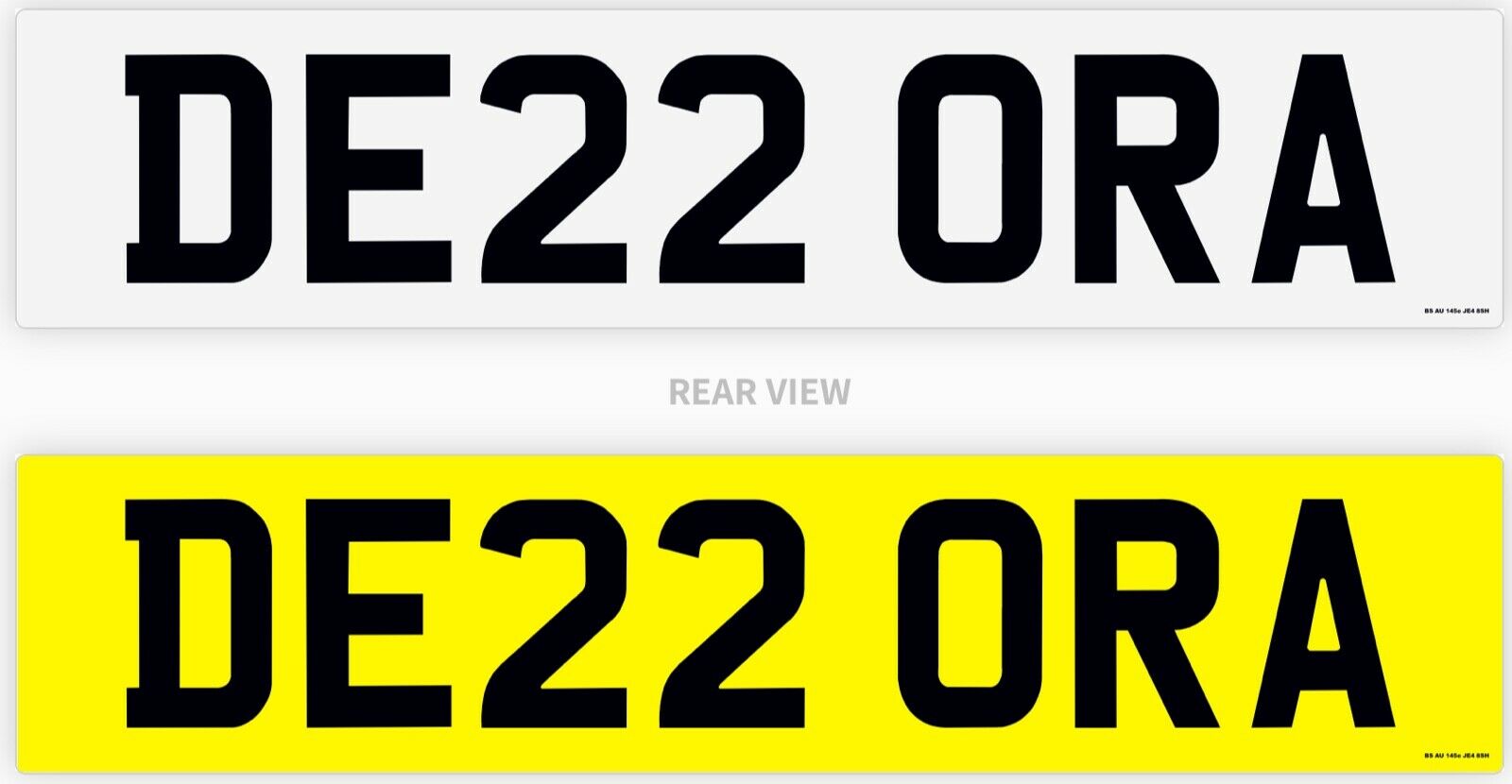 RE22 ECA Current Number Plate For Sale | Buy Now | Plates VIP