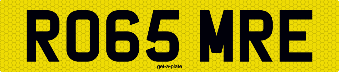 RO65 MRE Current Number Plate For Sale | Buy Now | Plates VIP