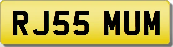 RJ55 MUM Current Number Plate For Sale | Buy Now | Plates VIP