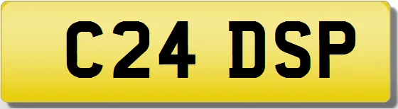 C24 DSP Prefix Number Plate For Sale | Buy Now | Plates VIP