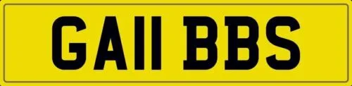 GA11 BBS Current Number Plate For Sale | Buy Now | Plates VIP