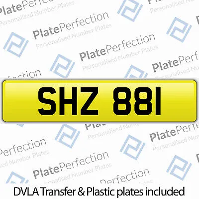 SHZ 881 Dateless Number Plate For Sale | Buy Now | Plates VIP