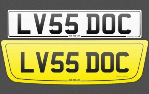 LV55 DOC Current Number Plate For Sale | Buy Now | Plates VIP